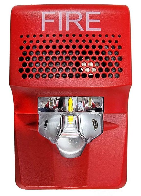 Kidde EG1AVRF Genesis LED EG1 Series Compact Horn Strobe - Blaze Fire